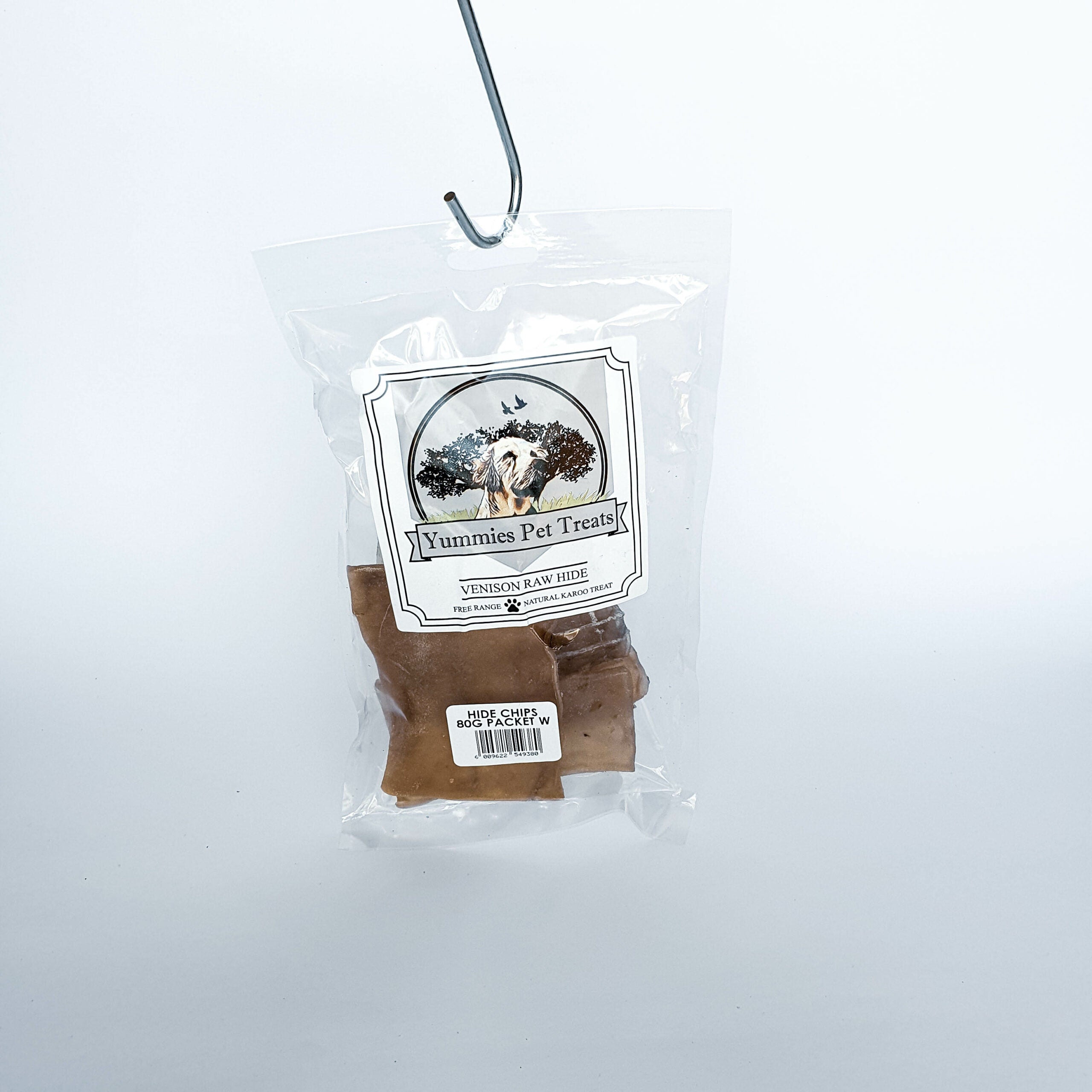 Yummies Pet Treats - Hide Chips 80g – Coastal Pets
